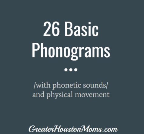26 Basic Phonograms Slideshow | Greater Houston Moms