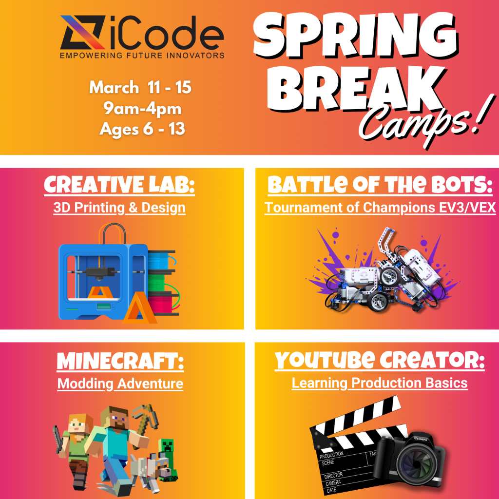 iCODE School STEM/Coding Winter Camp | Greater Houston Moms